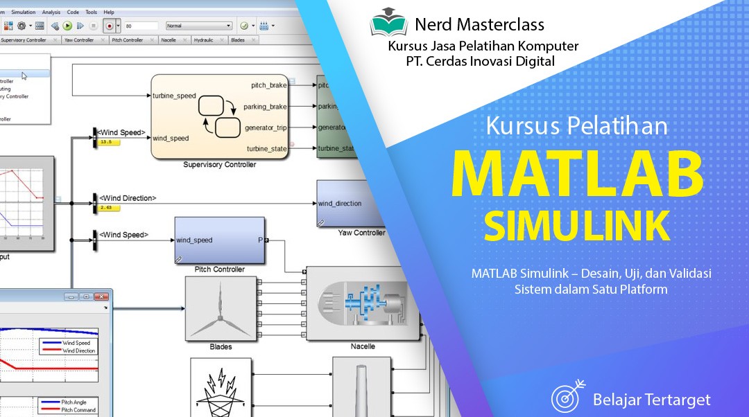 jasa kursus pelatihan matlab & Simulink Control Systems